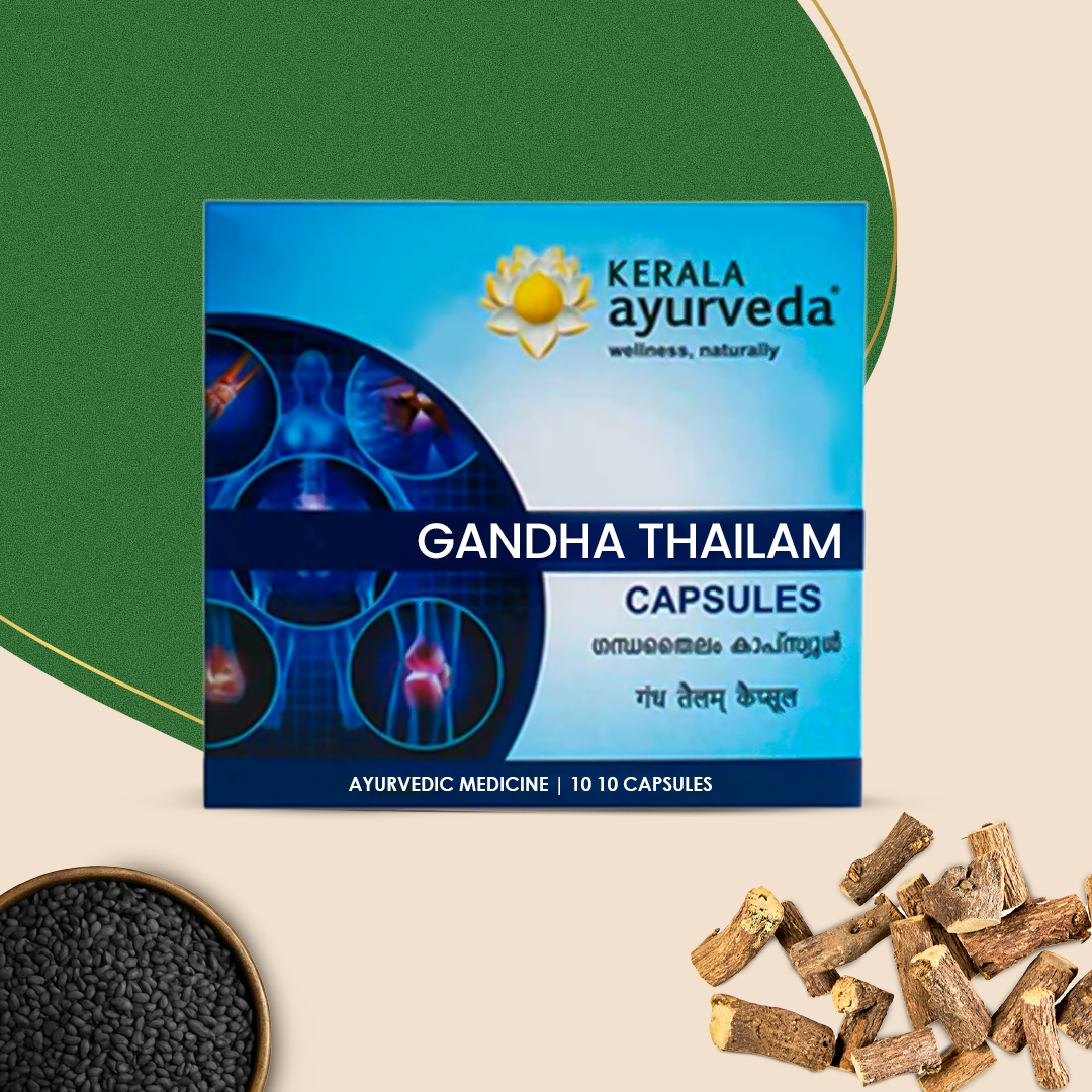 Gandha Thailam Capsule – Bone & Joint Support | Kerala Ayurveda India