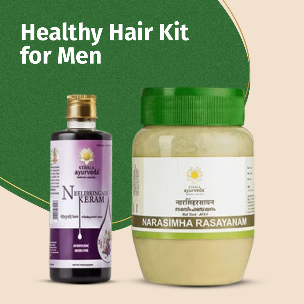 Healthy Hair Kit for Men - Kerala Ayurveda